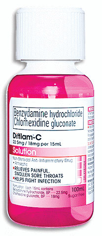 Difflam/Difflam Solution/Difflam-C/Difflam Forte Dosage & Drug Information | MIMS Philippines